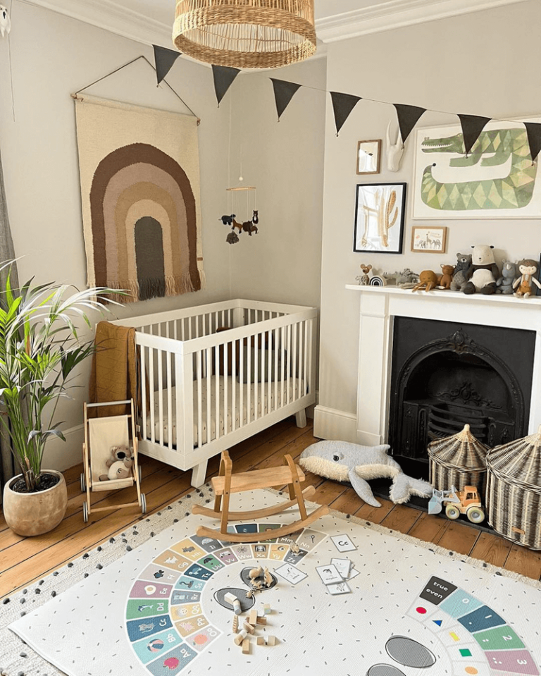 Rock Stepper - Reversible Baby Play Mat includes Flash Cards